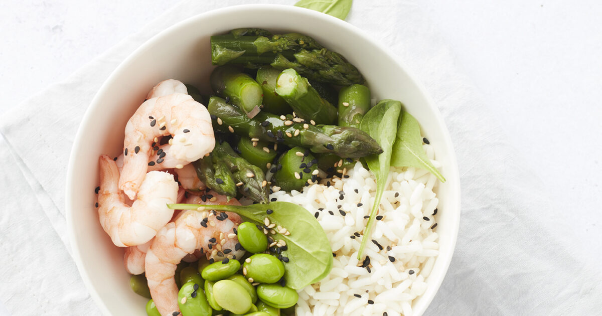 Asian poké bowl | Crop's