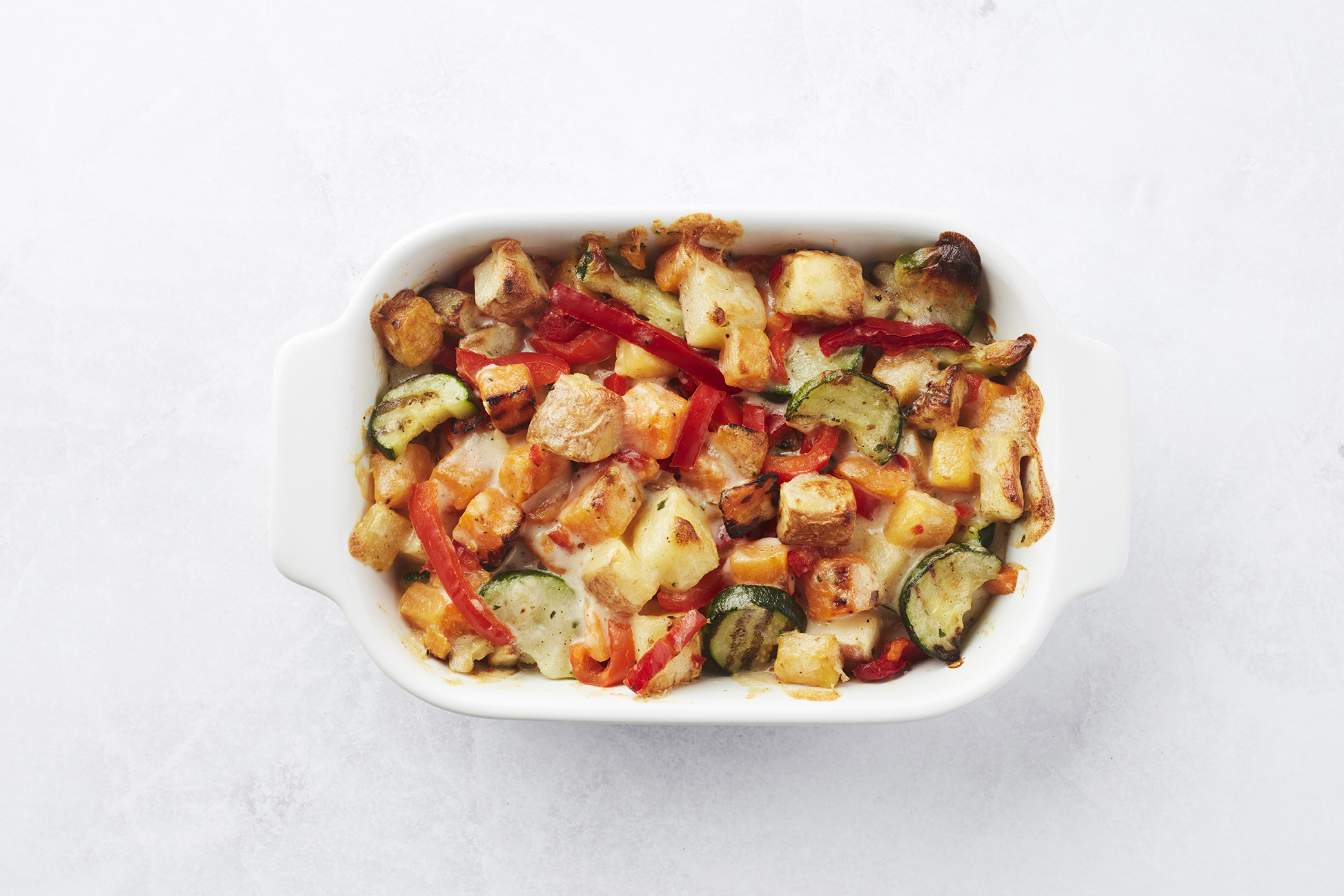 Grilled vegetable gratin | Crop's