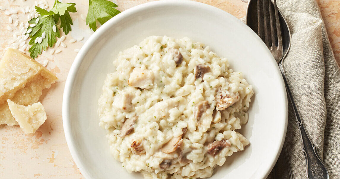 Chicken Mushroom Risotto | Crop's